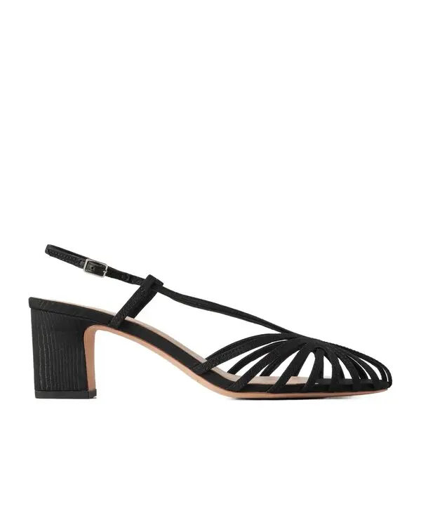 LOEFFLER RANDALL Platform Heel Strappy Sandals