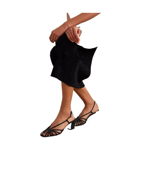LOEFFLER RANDALL Platform Heel Strappy Sandals
