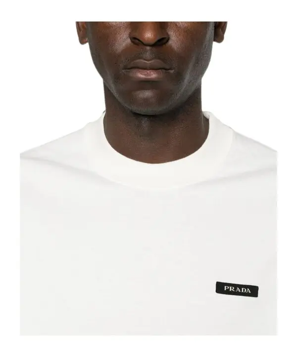 Prada Long-sleeved Cotton T-shirt