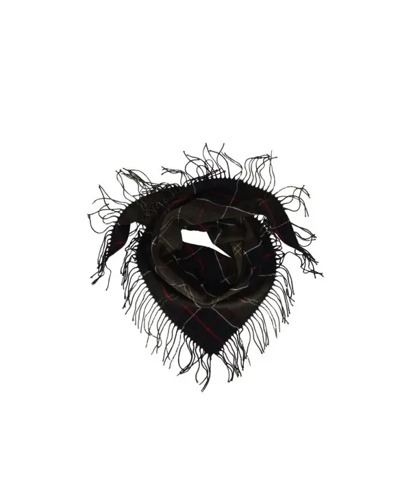 Barbour Kirklees Tartan Triangular Scarf - No