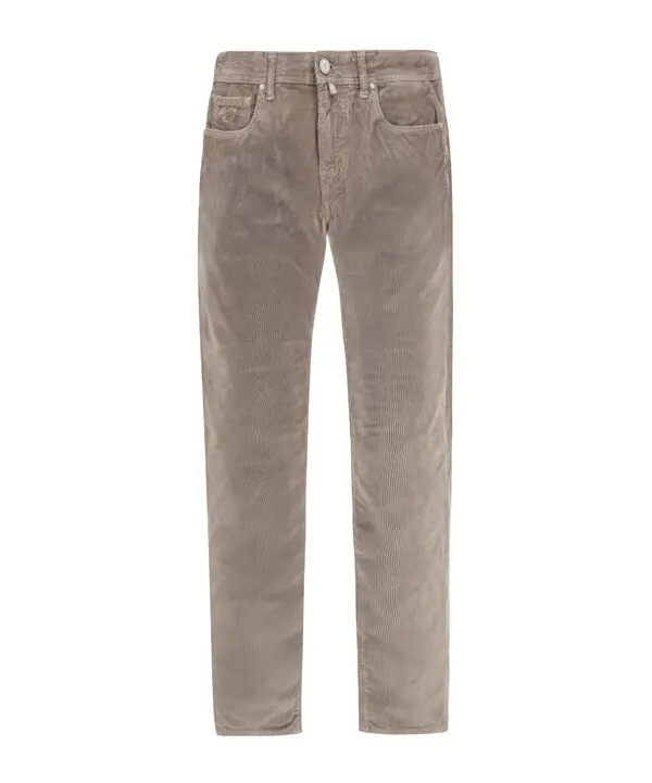 Jacob Cohen Logo Patch Straight Leg Jeans