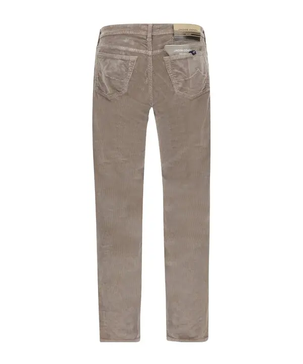 Jacob Cohen Logo Patch Straight Leg Jeans