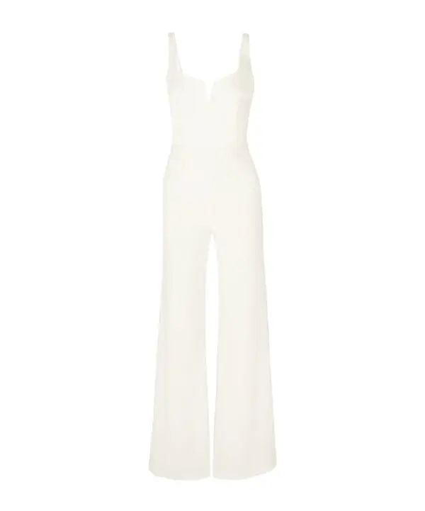 Galvan Paneled Crepe Jumpsuit
