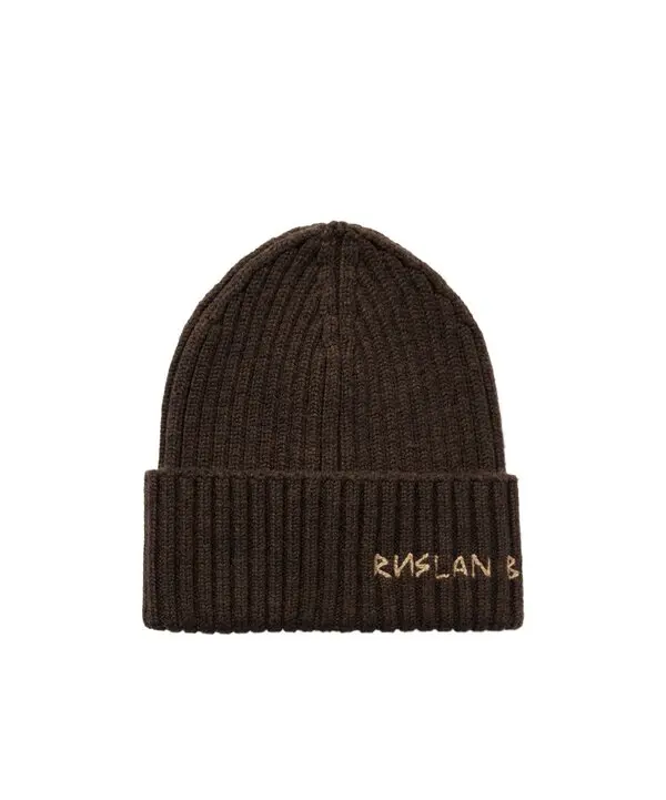 Ruslan Baginskiy Wool Knit Hat - Black