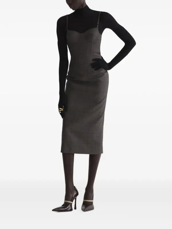 MUGLER Midi Lingerie Dress
