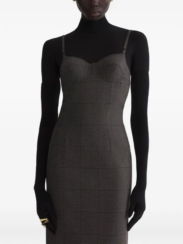 MUGLER Midi Lingerie Dress