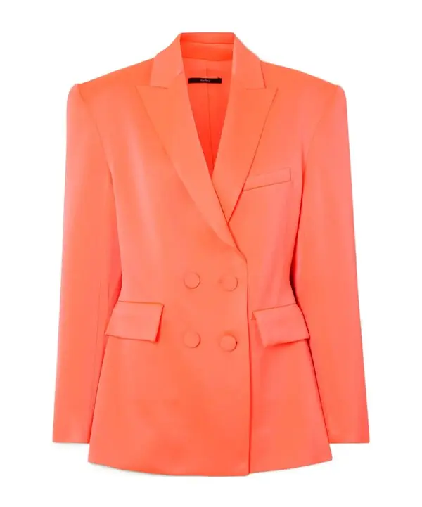 Alex Perry Shiny Satin Blazer