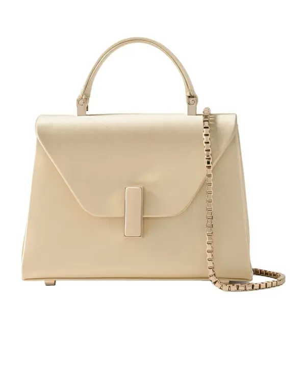 VALEXTRA Micro Satin Handbag