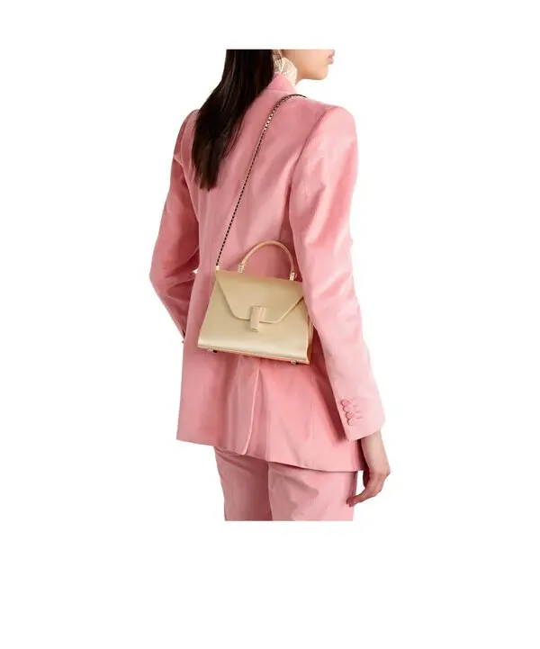 VALEXTRA Micro Satin Handbag