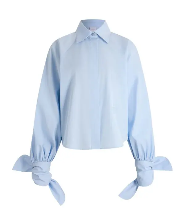 PATOU Bow-detail Long-sleeve Blouse