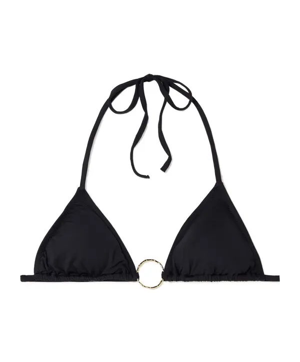 Melissa Odabash Embellished Triangle Bikini Top