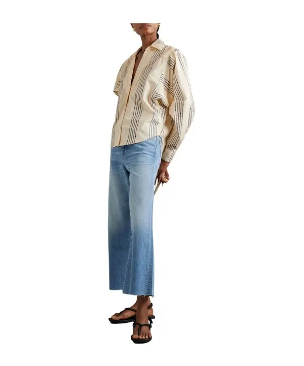 Johanna Ortiz Printed Cotton-poplin Shirt
