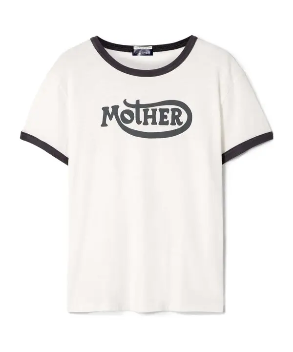 MOTHER Cotton-blend Jersey T-shirt