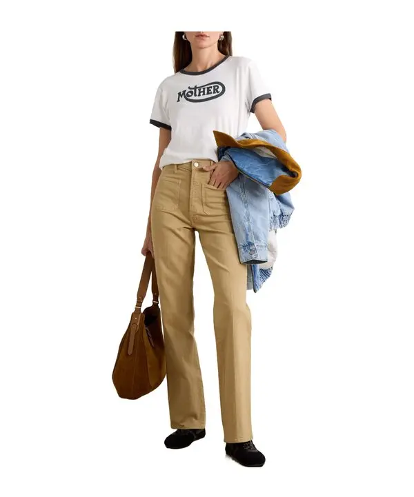 MOTHER Cotton-blend Jersey T-shirt