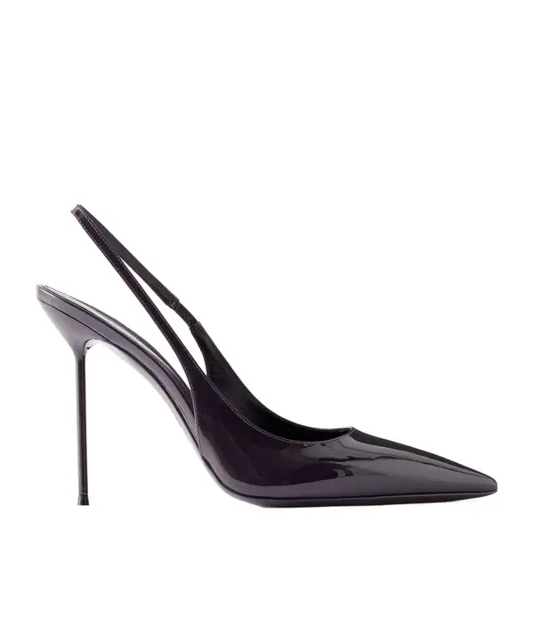 Paris Texas 105 Lidia Patent-leather Slingback Pumps