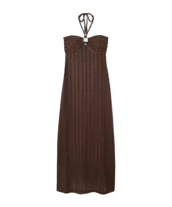 Melissa Odabash Halterneck Maxi Dress