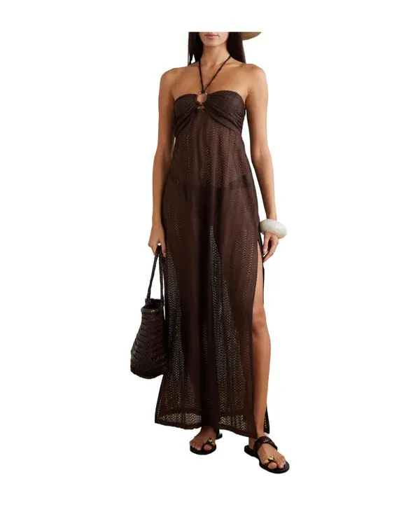 Melissa Odabash Halterneck Maxi Dress