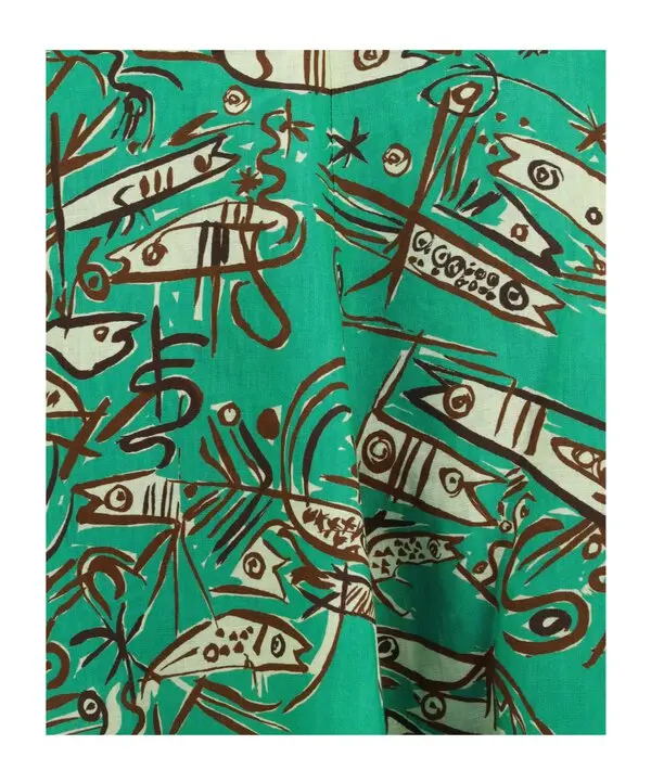 ALEMAIS Fish Sticks Mini Dress