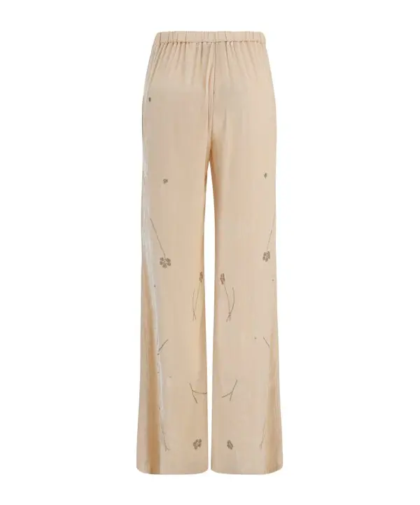 FORTE_FORTE Flared Casual Trousers