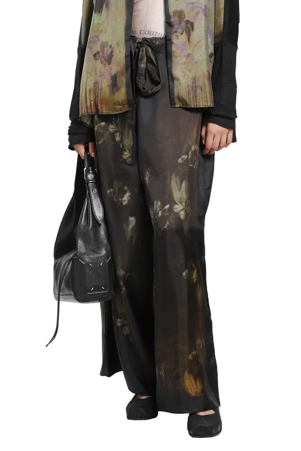 IA LONDON Silk Palazzo Trousers