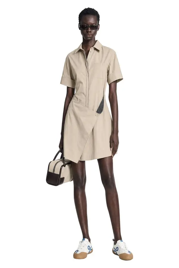 Loewe Dress In Cotton And Silk