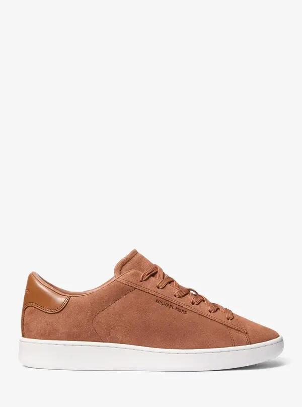 Michael Kors Reign Leather Lace-up Sneakers - Brown