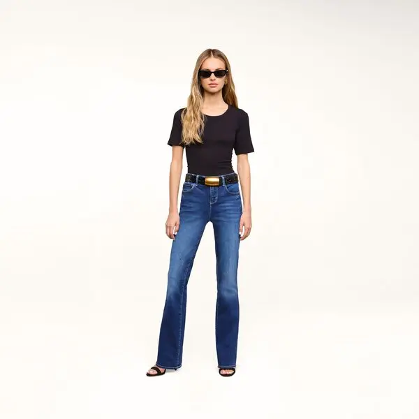 L'Agence Petite Selma Bootcut Jeans - Multicolor
