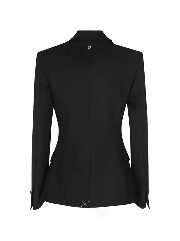DONDUP Double-breasted Blazer With Gold-tone Accents