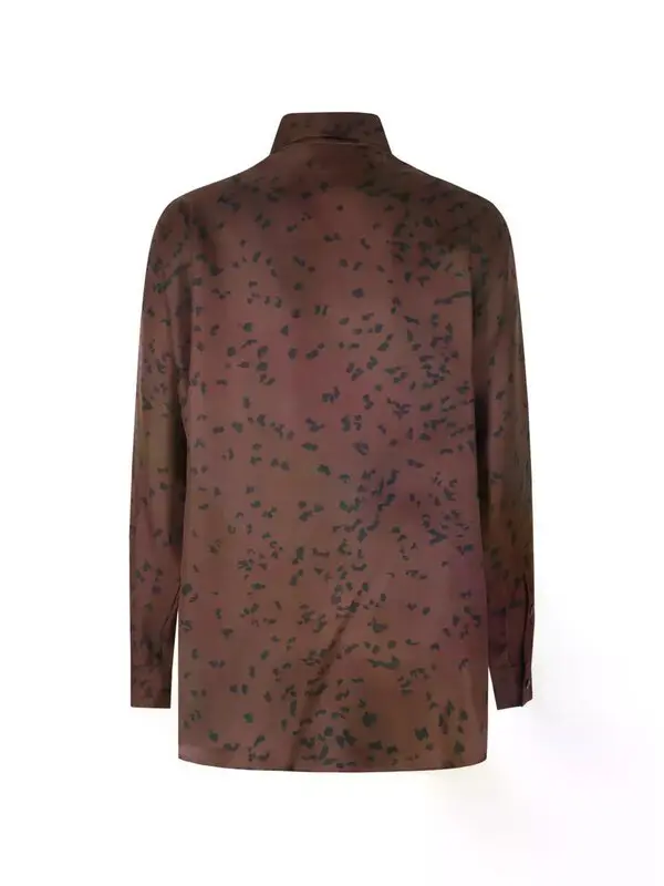 ALYSI Abstract Print Long Sleeve Shirt