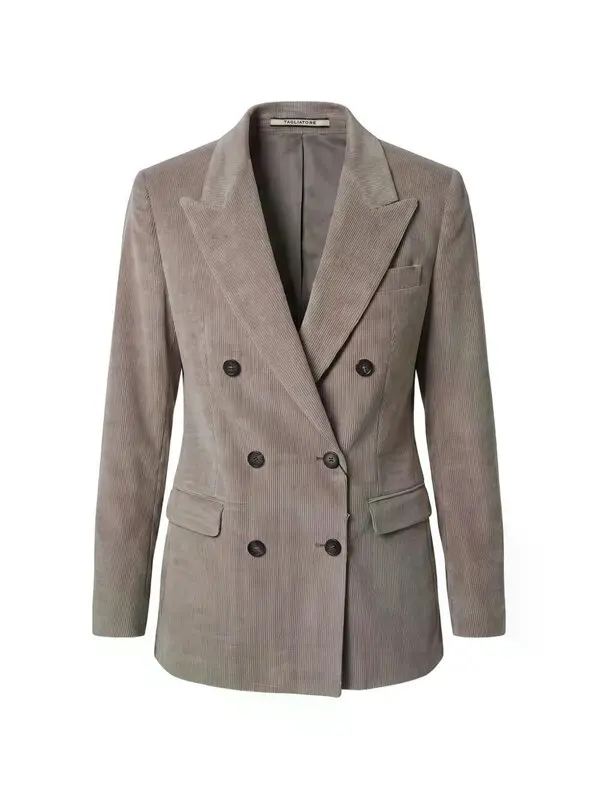Tagliatore Double-breasted Corduroy Blazer