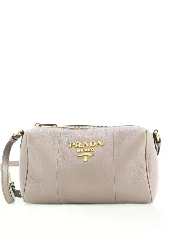 Prada Vitello Phenix Barrel Mini Crossbody Bag