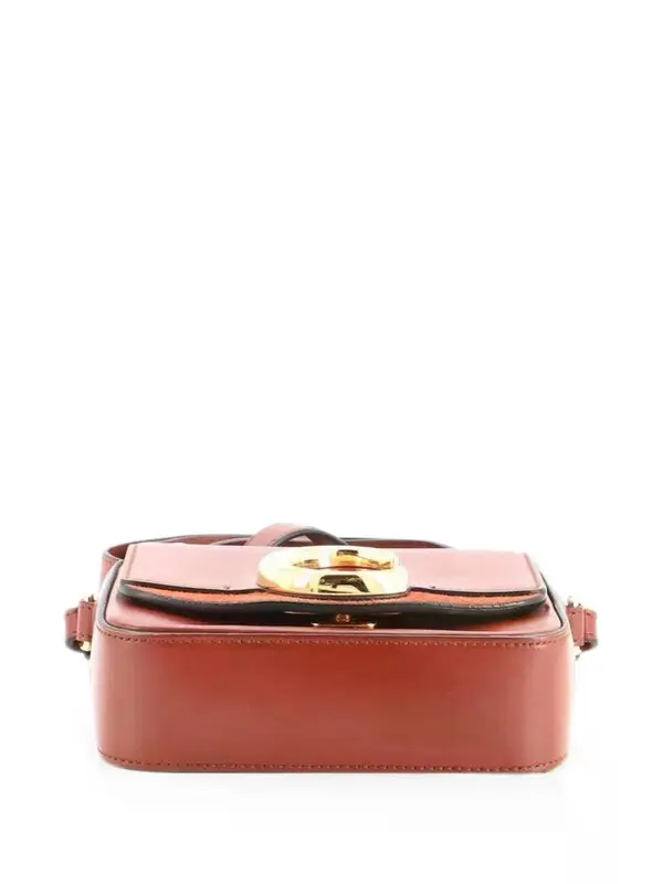Chloé C Flap Bag Leather Mini Crossbody Bag