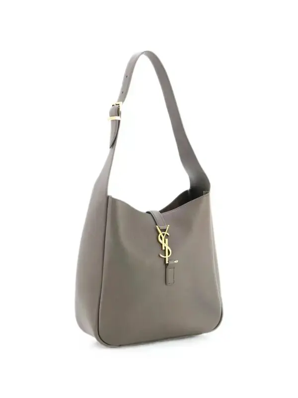 Saint Laurent Le 5 A 7 Supple Leather Small Hobo Bag - Green