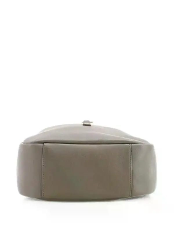 Saint Laurent Le 5 A 7 Supple Leather Small Hobo Bag - Green