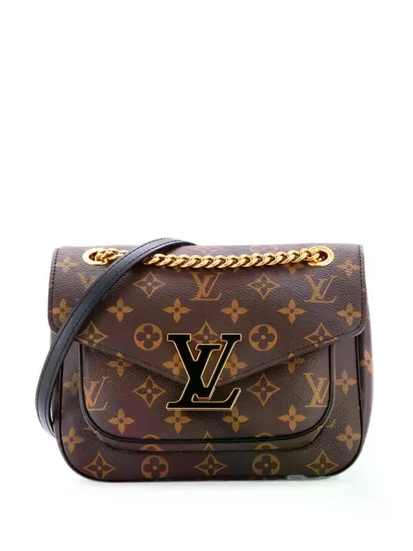 LOUIS VUITTON Passy Handbag Monogram Canvas Crossbody Bag
