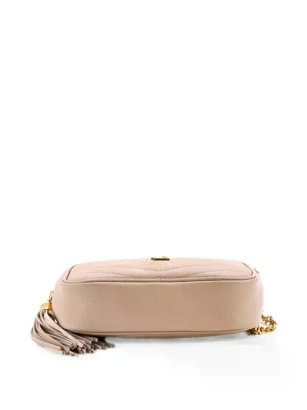Saint Laurent Matelassé Chevron Leather Mini Camera Bag
