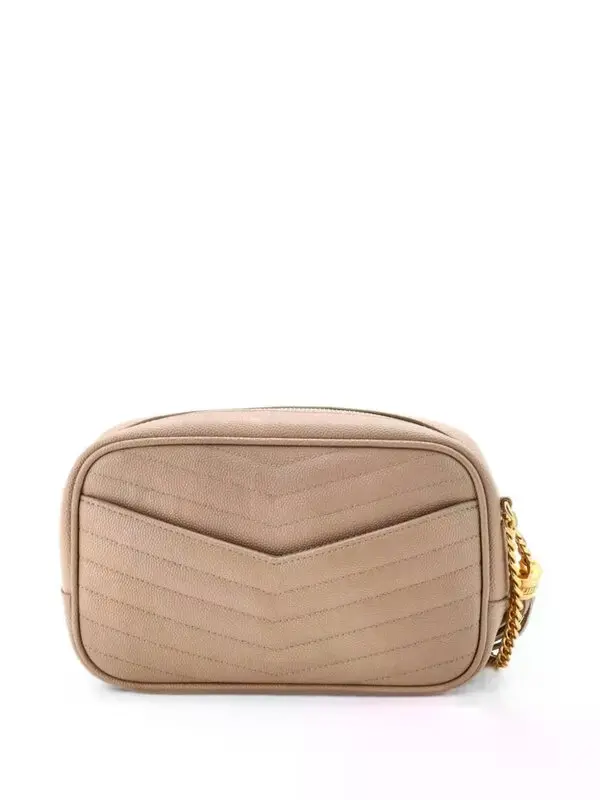 Saint Laurent Matelassé Chevron Leather Mini Camera Bag