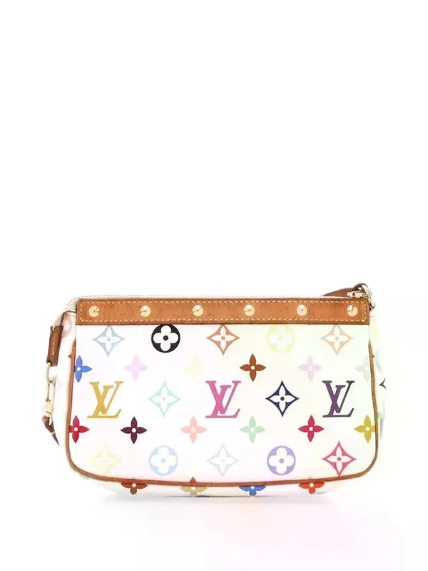 LOUIS VUITTON Pochette Accessoires Monogram Multicolor Clutch Bag