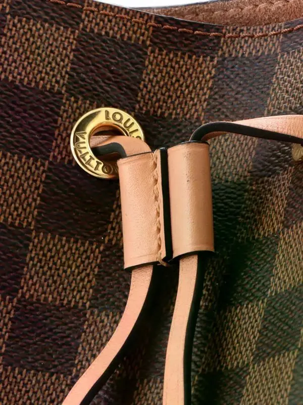 LOUIS VUITTON Neonoe Damier Leather Bucket Bag - Pink