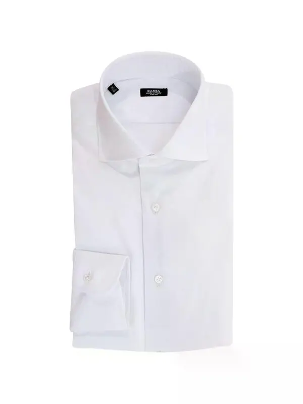 BARBA NAPOLI Spread-collar Button-up Shirt