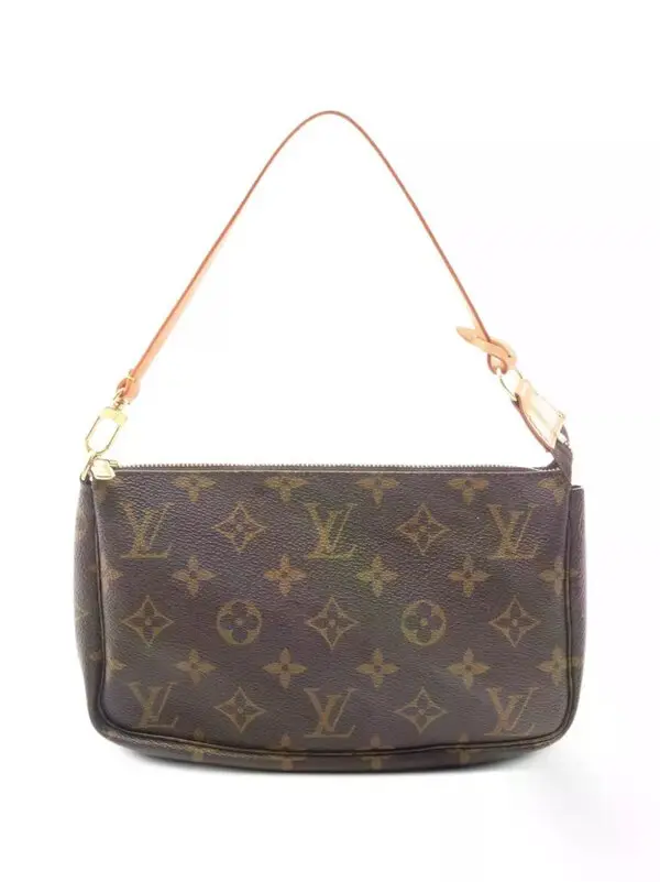 LOUIS VUITTON Monogram Pochette Accessoires Handbag - Brown