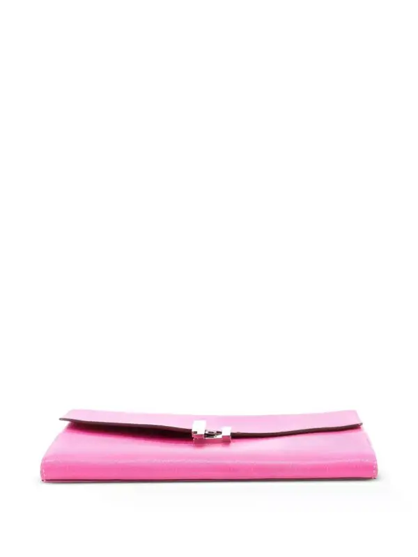 Hermès Cinhetic Chevre Mysore Clutch Bag - Pink