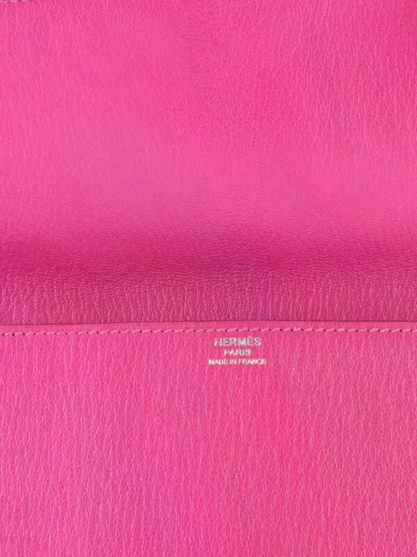 Hermès Cinhetic Chevre Mysore Clutch Bag - Pink