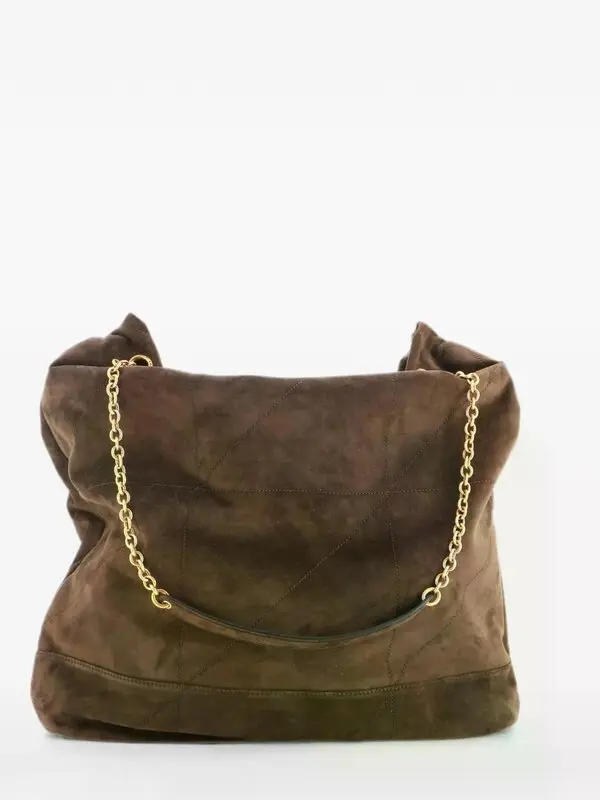 Saint Laurent Jamie 4.3 Pochon Quilted Suede Large Shoulder Bag