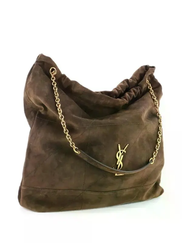 Saint Laurent Jamie 4.3 Pochon Quilted Suede Large Shoulder Bag