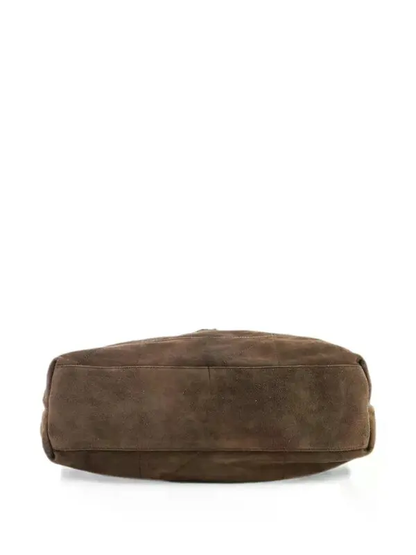 Saint Laurent Jamie 4.3 Pochon Quilted Suede Large Shoulder Bag
