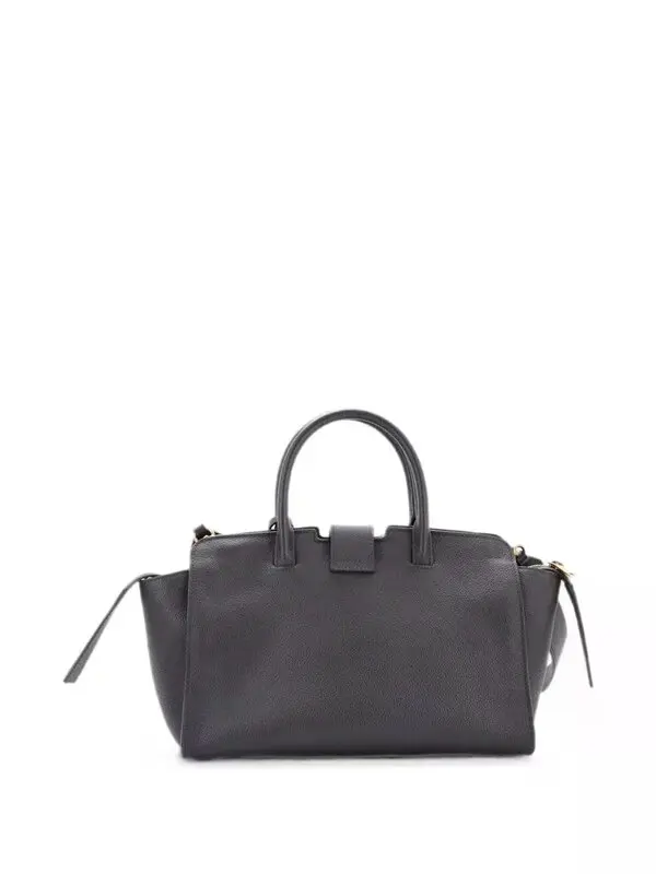 Saint Laurent Monogram Cabas Downtown Leather Baby Satchel