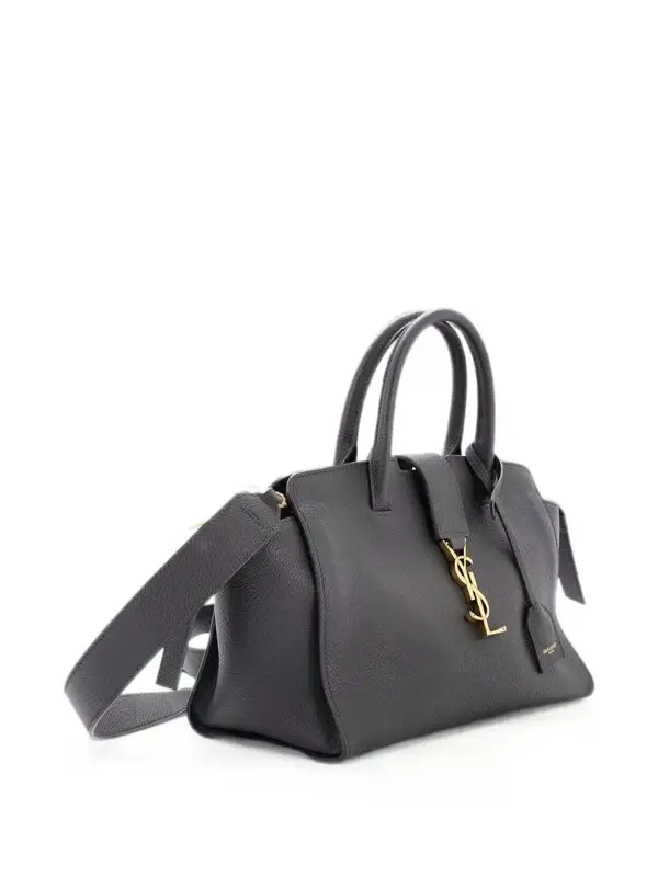 Saint Laurent Monogram Cabas Downtown Leather Baby Satchel
