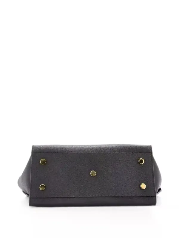 Saint Laurent Monogram Cabas Downtown Leather Baby Satchel