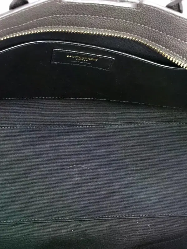 Saint Laurent Monogram Cabas Downtown Leather Baby Satchel